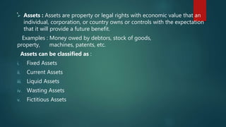 Basic Terms in Accounting | PPTX