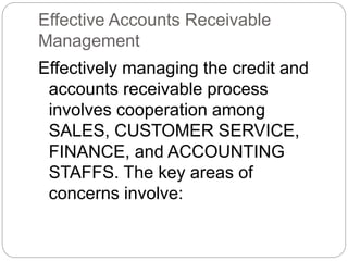 Accounts receivable and inventory management | PPTX