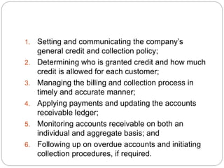 Accounts receivable and inventory management | PPTX