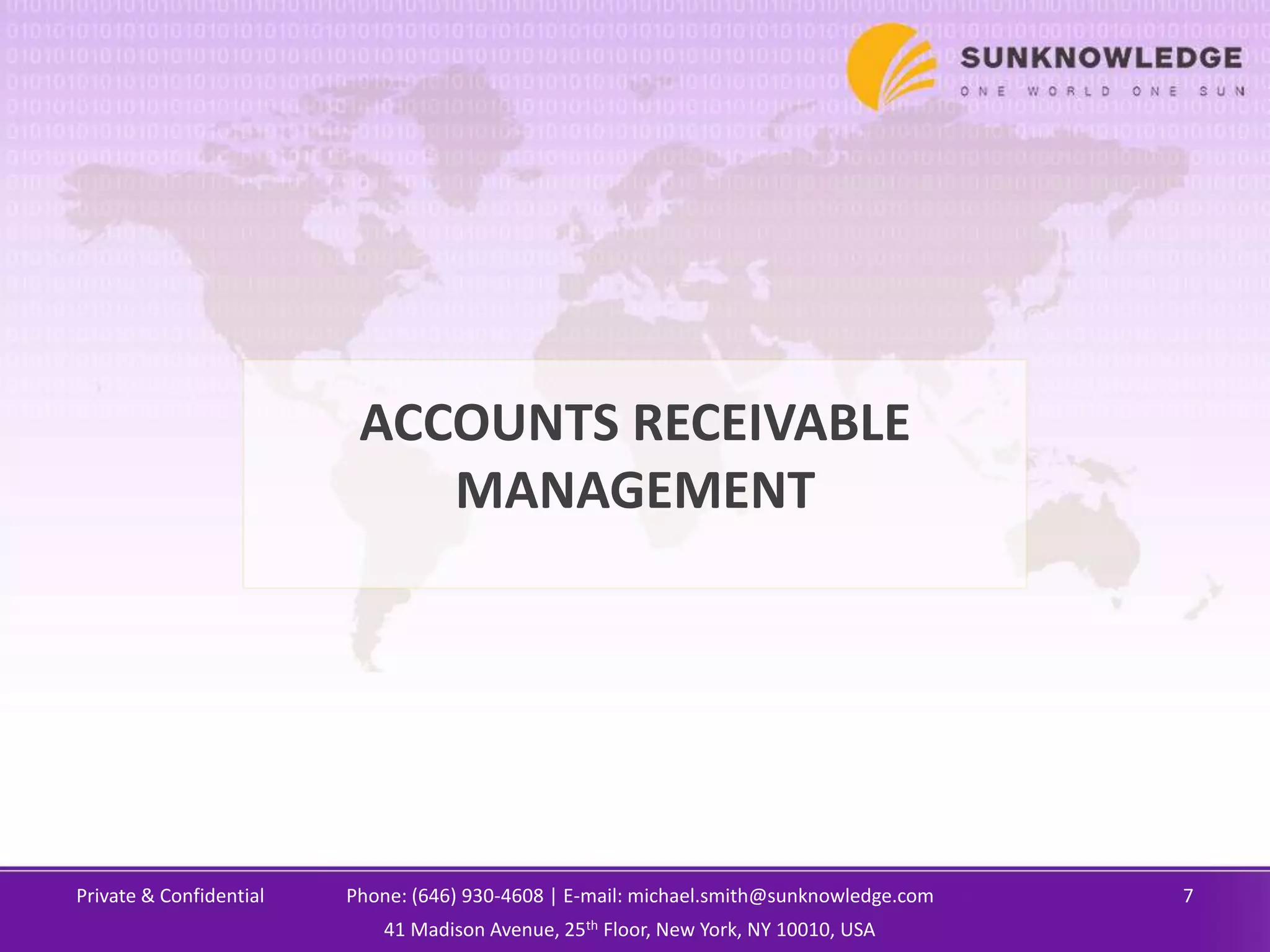 Accounts Receivable Management for Nursing Homes by SunKnowledge | PPT