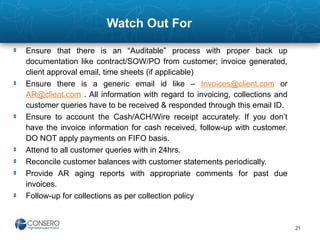 Accounts Receivable Training Module and Cycle | PPTX