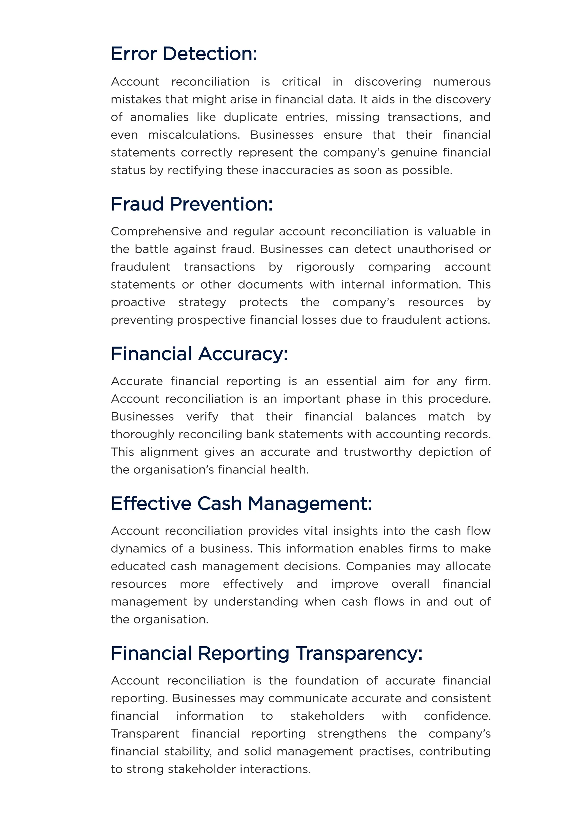 The Essential Guide to Account Reconciliation: Accuracy Matters | PDF