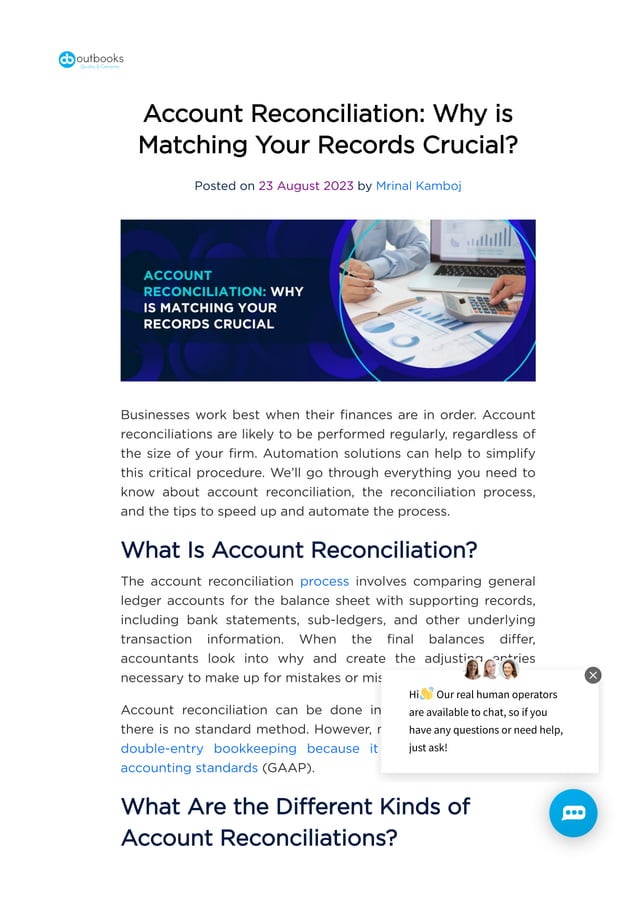 The Essential Guide to Account Reconciliation: Accuracy Matters | PDF