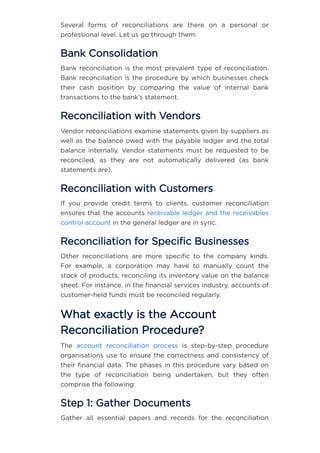 The Essential Guide to Account Reconciliation: Accuracy Matters | PDF