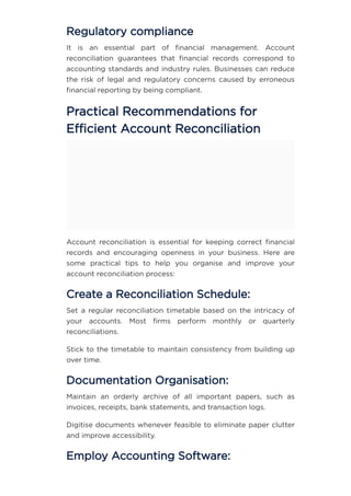 The Essential Guide to Account Reconciliation: Accuracy Matters | PDF
