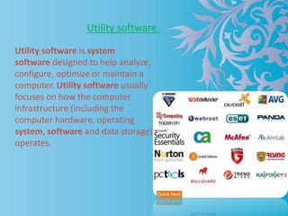software | PPTX | Operating Systems | Computer Software and Applications