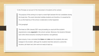 Account Writing, basic concept how to write a proper account | PPTX