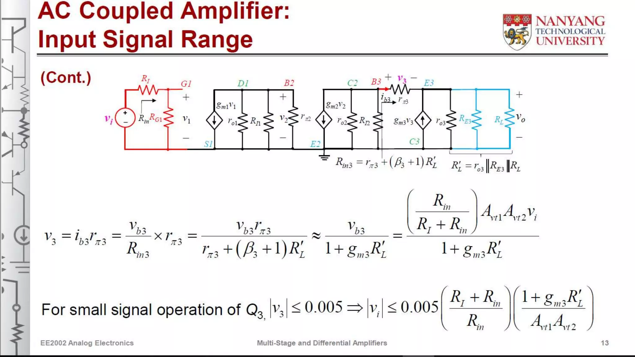 Ac coupled amplifier (content) | PPTX