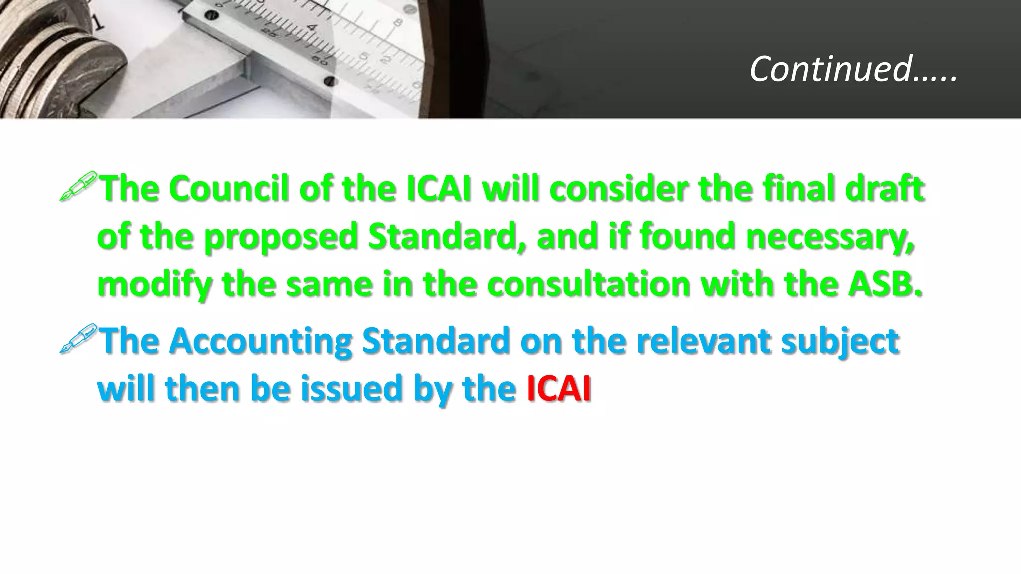 Accouting standards | PPTX