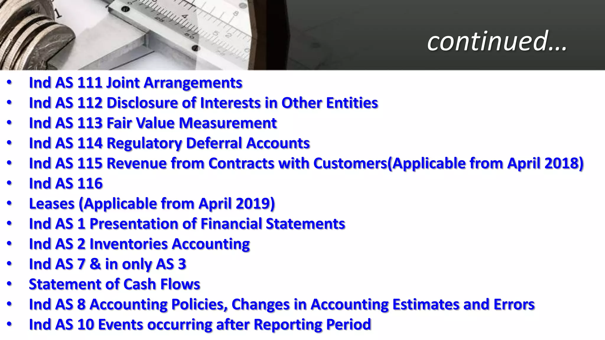 Accouting standards | PPTX