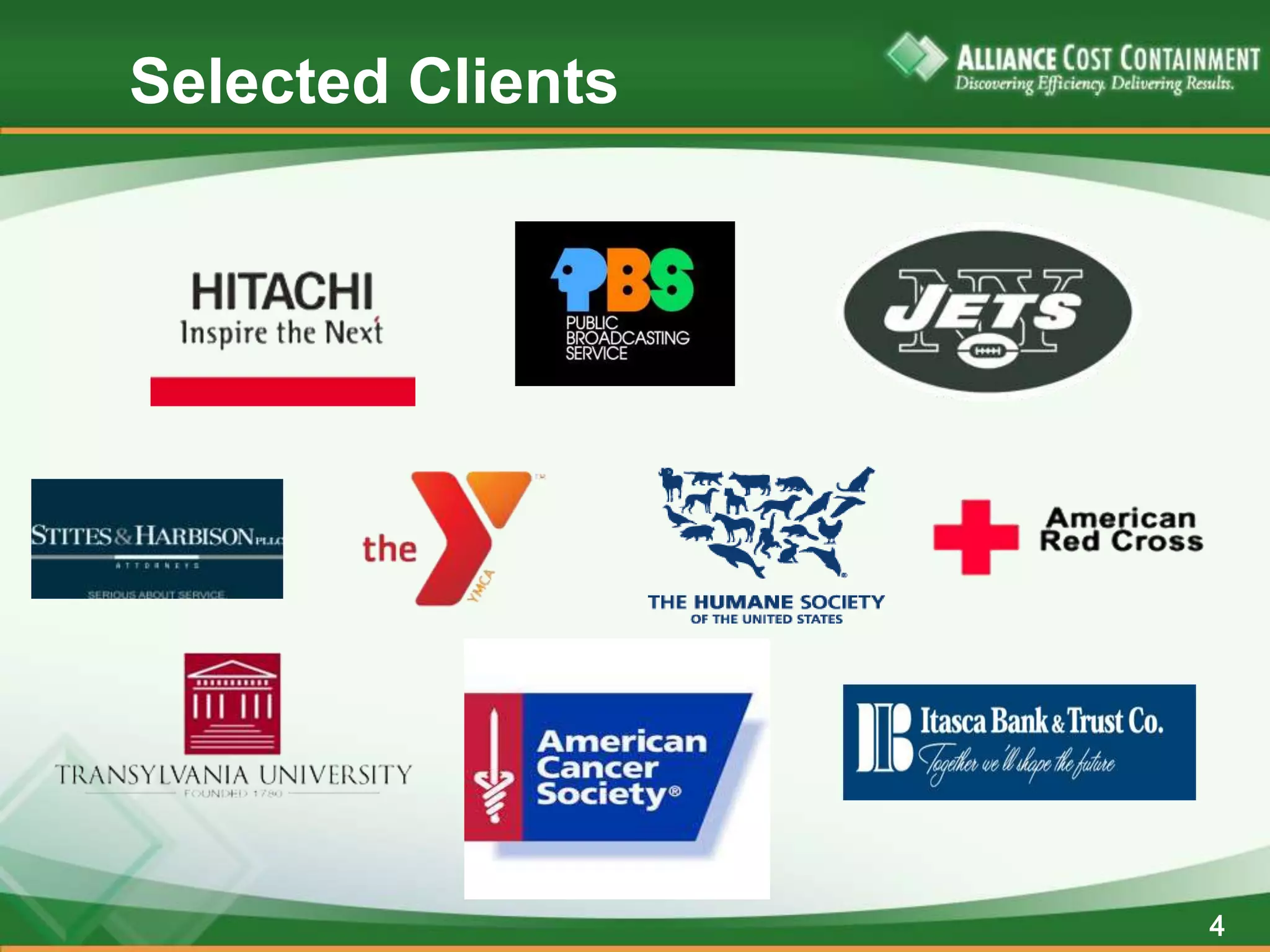 Alliance Cost Containment | PPTX | Business | Business and Finance