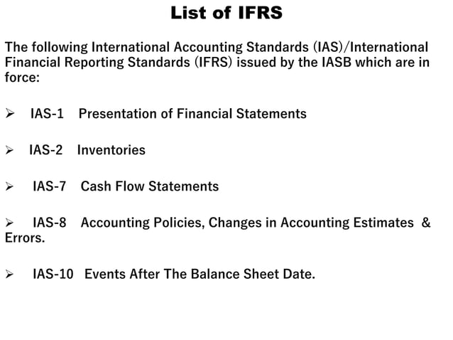 Accountig Standard (AS),IFRS , (Ind AS) | PPTX | Business Accounting ...