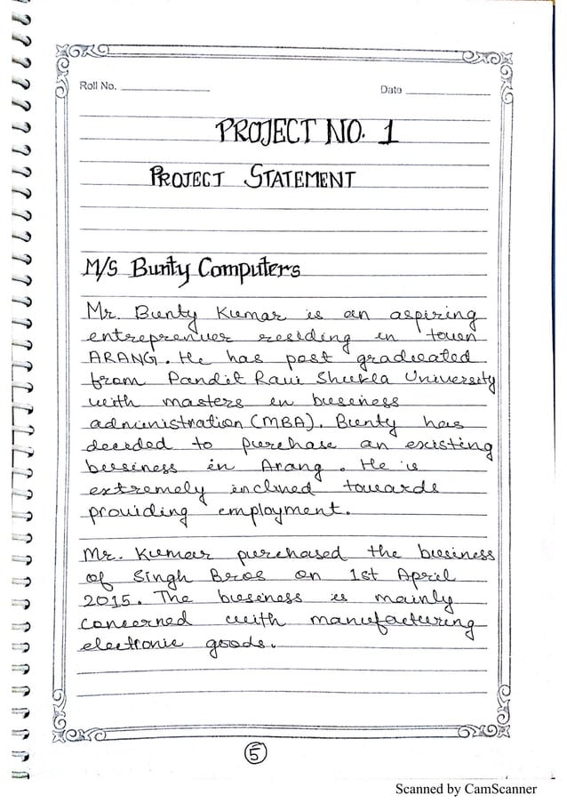 Accounts project class 12th | PDF | Business | Business and Finance