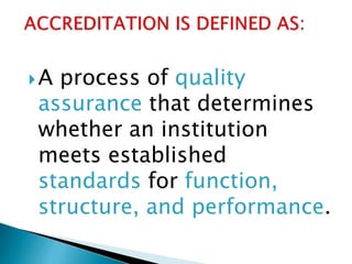 Accreditation | PPTX
