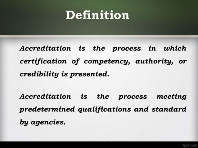 Accreditation | PPSX | Professional School | Postgraduate Education