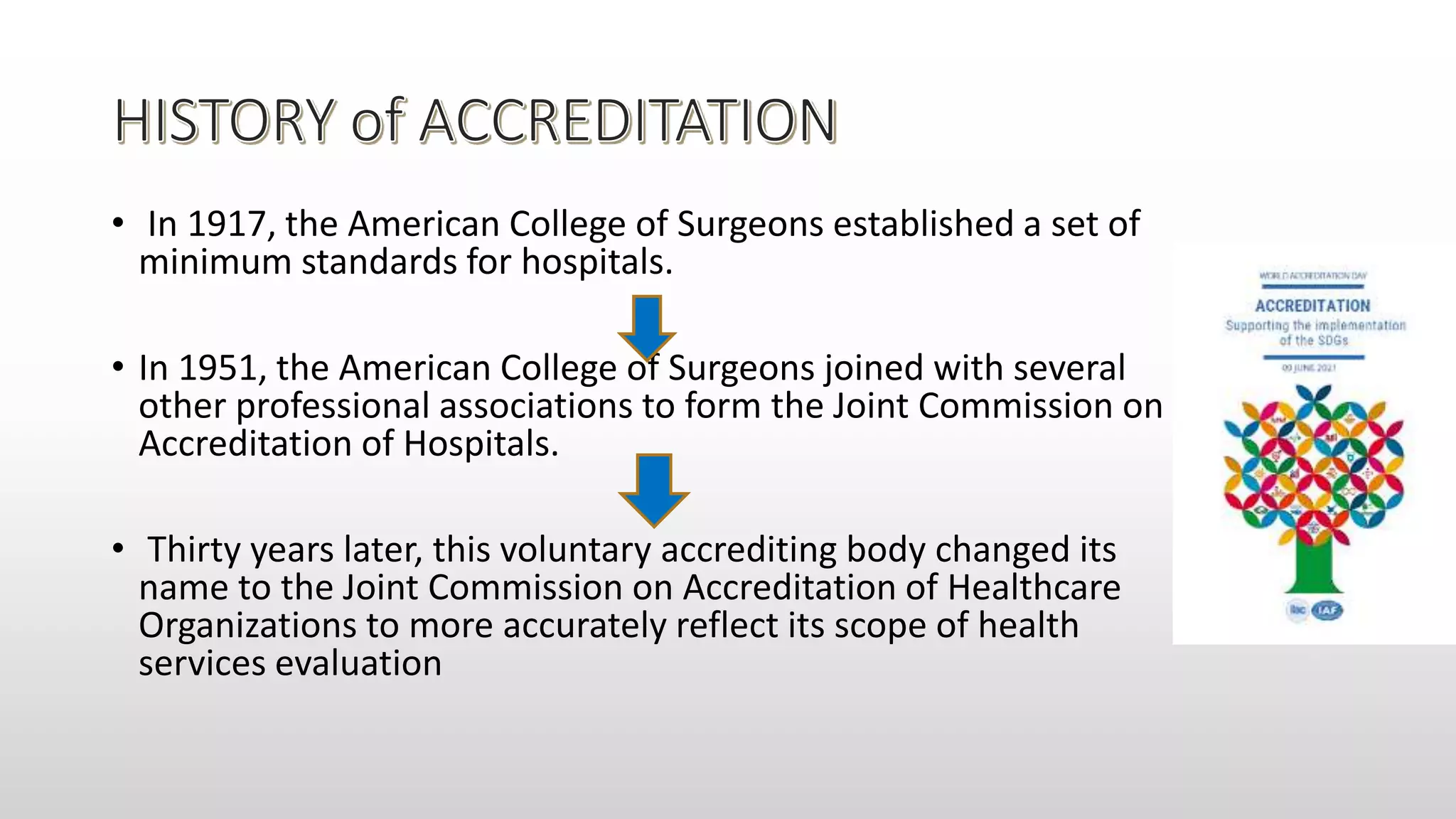 Accreditation In Healthcare | PPT | Free Download