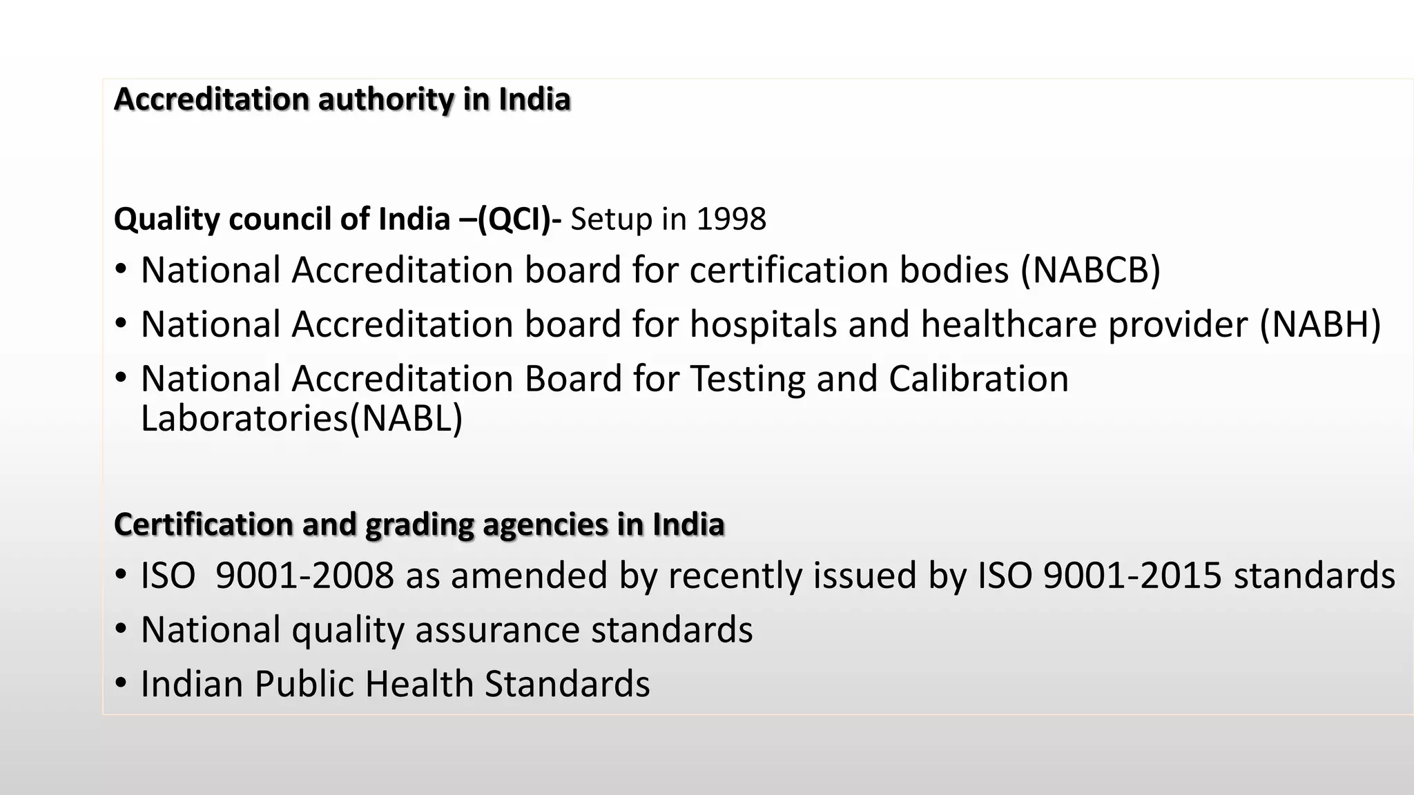 Accreditation In Healthcare | PPTX