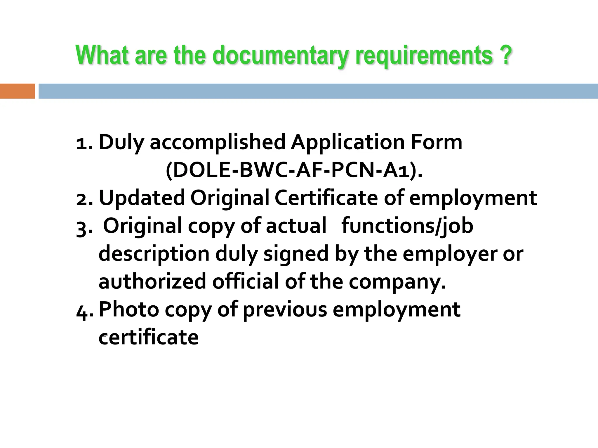 Training and Accreditation on occupation safety and health | PPT