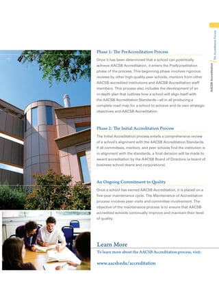 Accreditation brochure | PDF | Professional School | Postgraduate Education