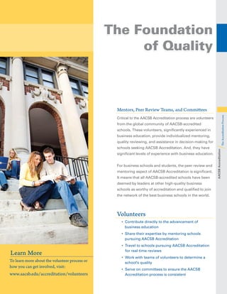 Accreditation brochure | PDF | Professional School | Postgraduate Education