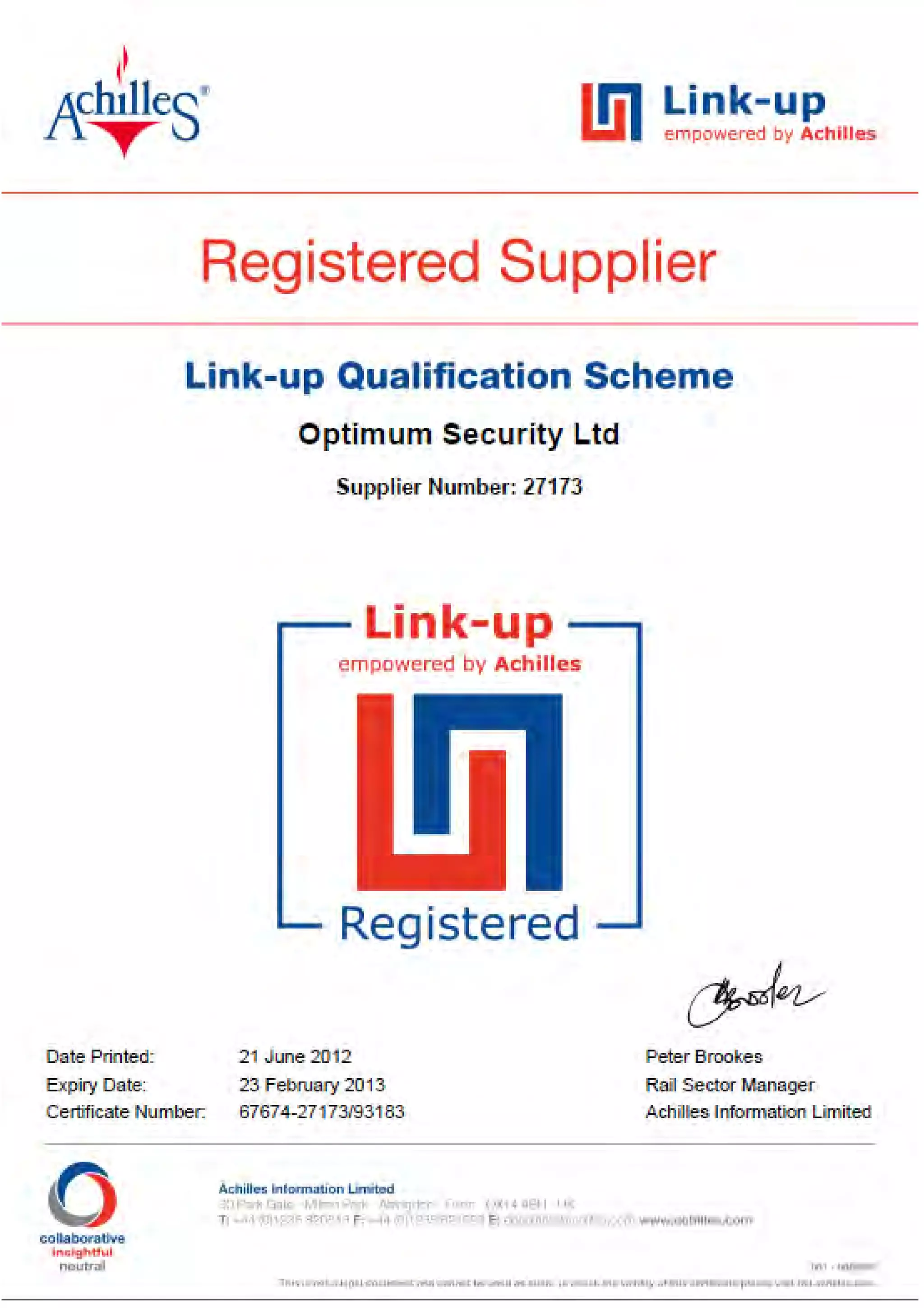 Accreditation Certificates Pdf | PDF