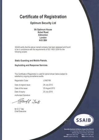 Accreditation Certificates Pdf | PDF