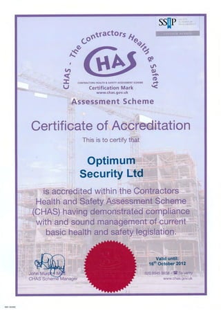 Accreditation Certificates Pdf | PDF