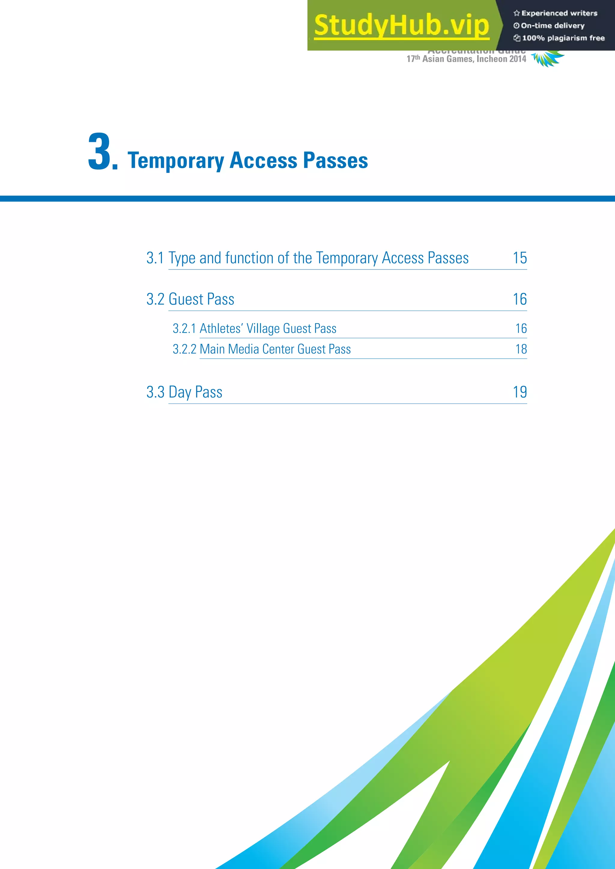 Accreditation Guide For The 17 Th Asian Games | PDF