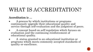 Accreditation of programs.faap