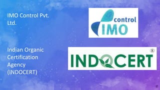Accredition and cirtification agencies in organic farming | PPTX