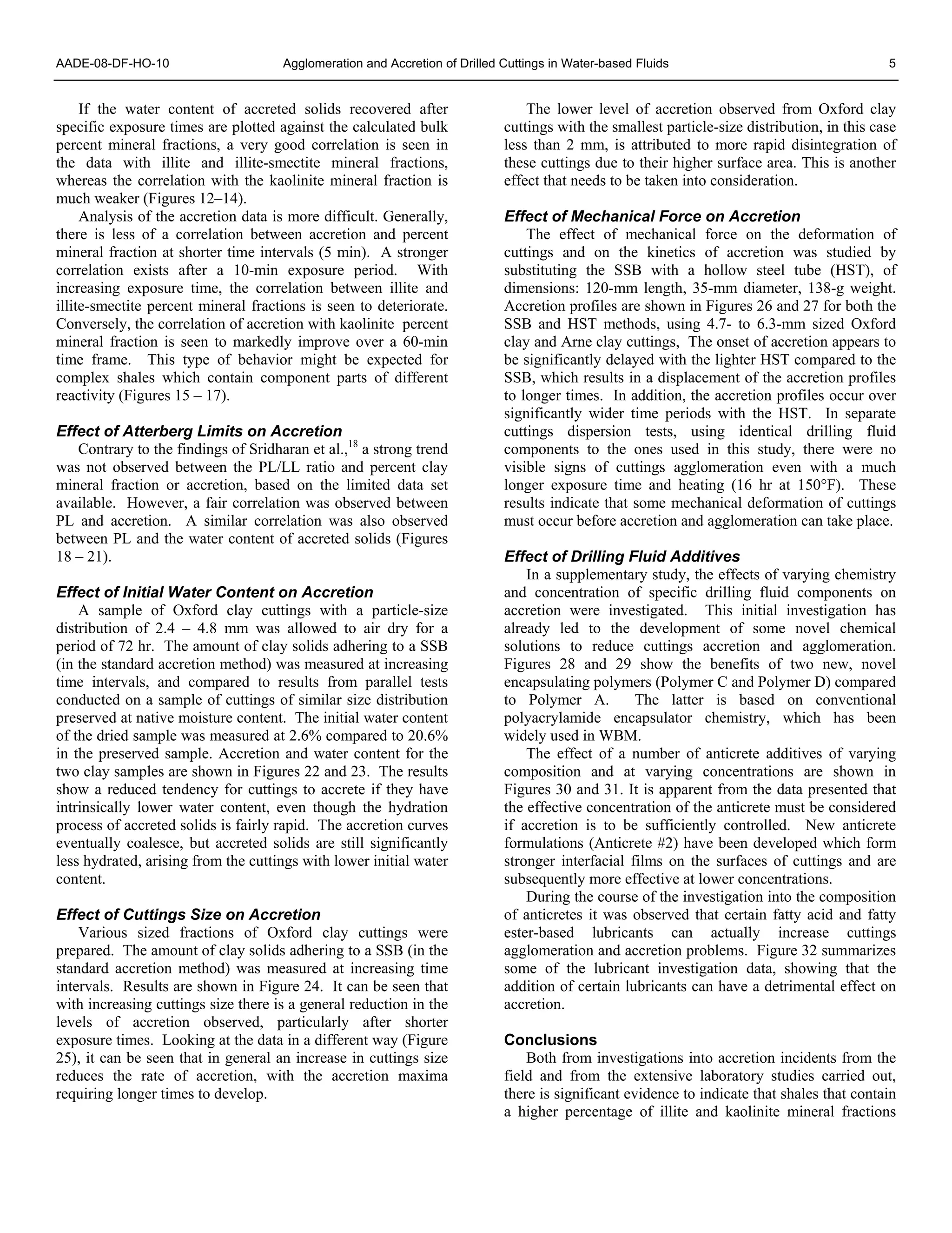 Accretion+agglomeration+cuttings+aade 08-df-ho-10[1] | PDF