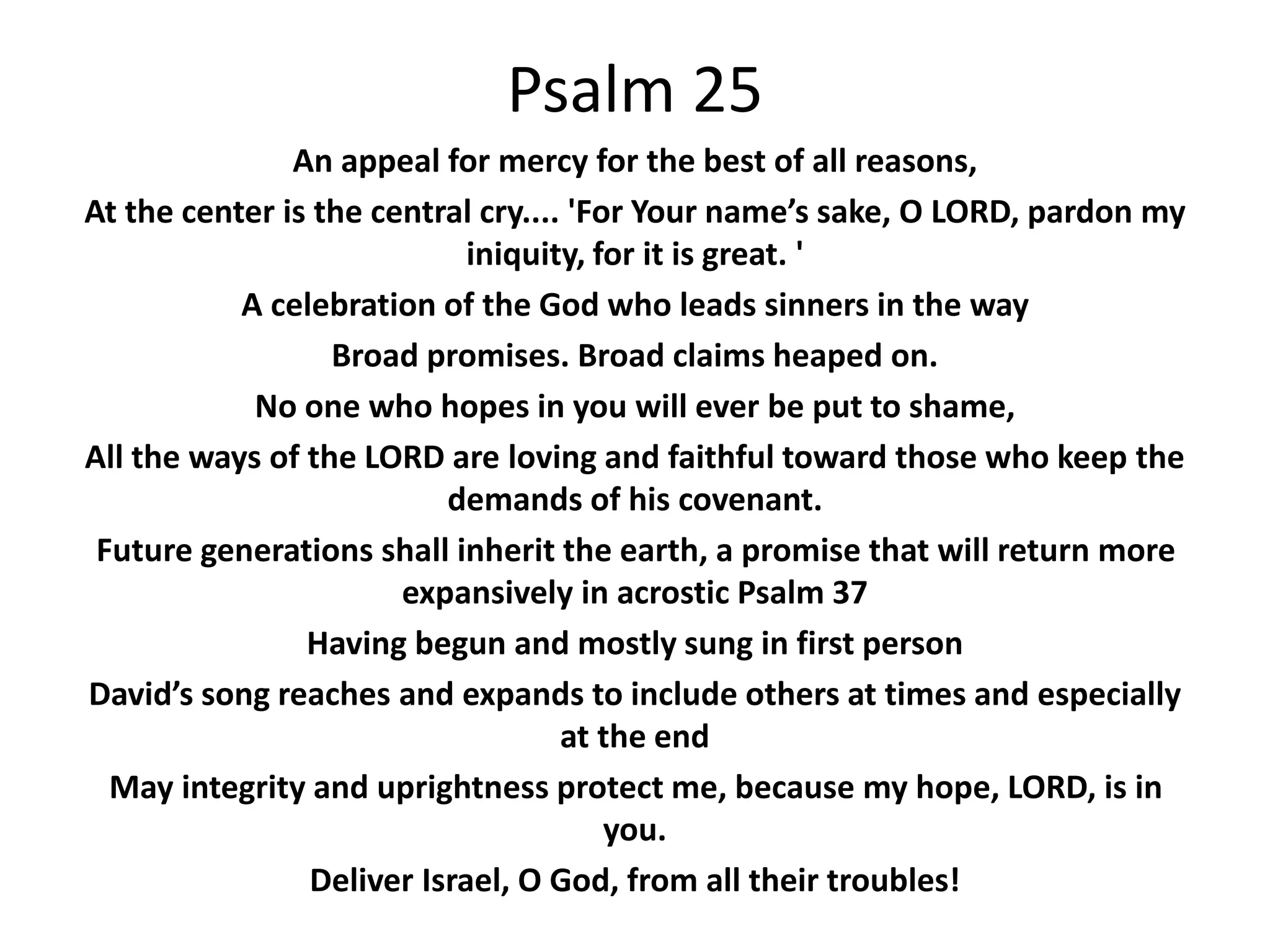 The Acrostic Psalms | PPTX
