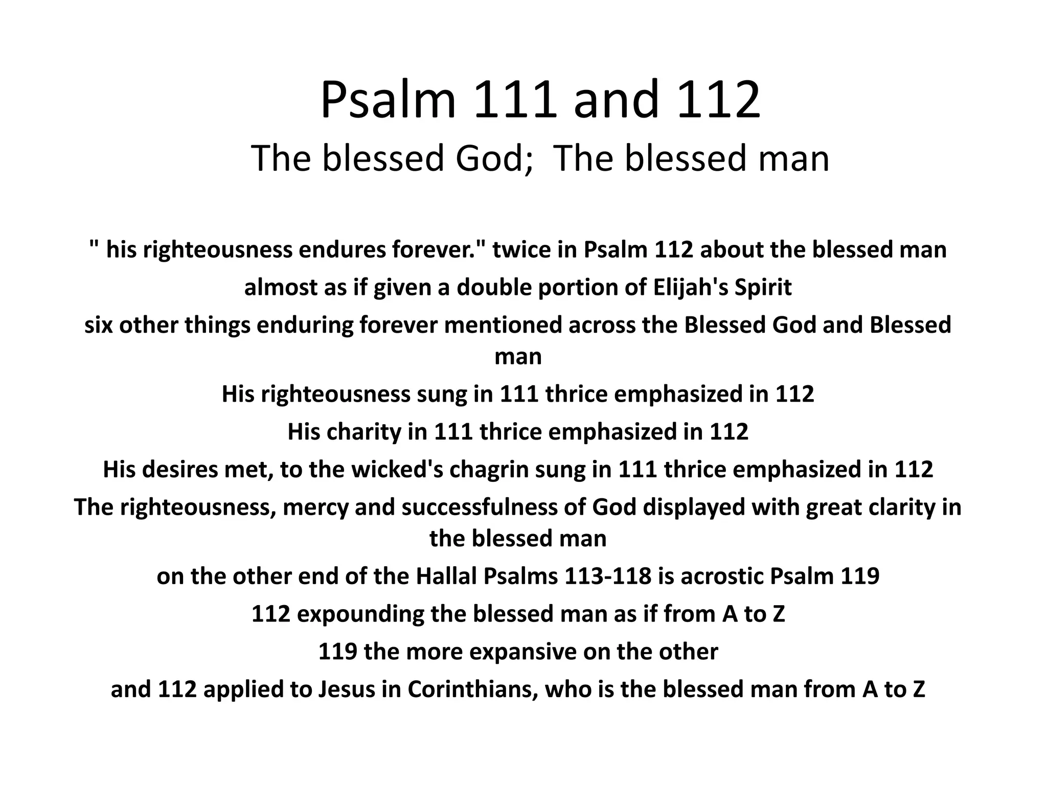 The Acrostic Psalms | PPTX
