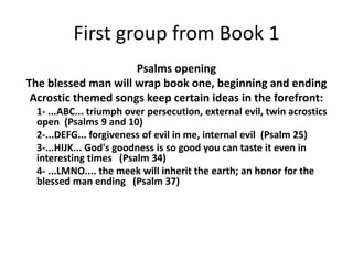 The Acrostic Psalms | PPTX
