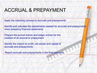 accrual and prepayment slides presentation | PPT