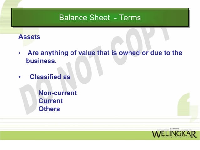 Accrual Accounting and The Balance Sheet | PPT