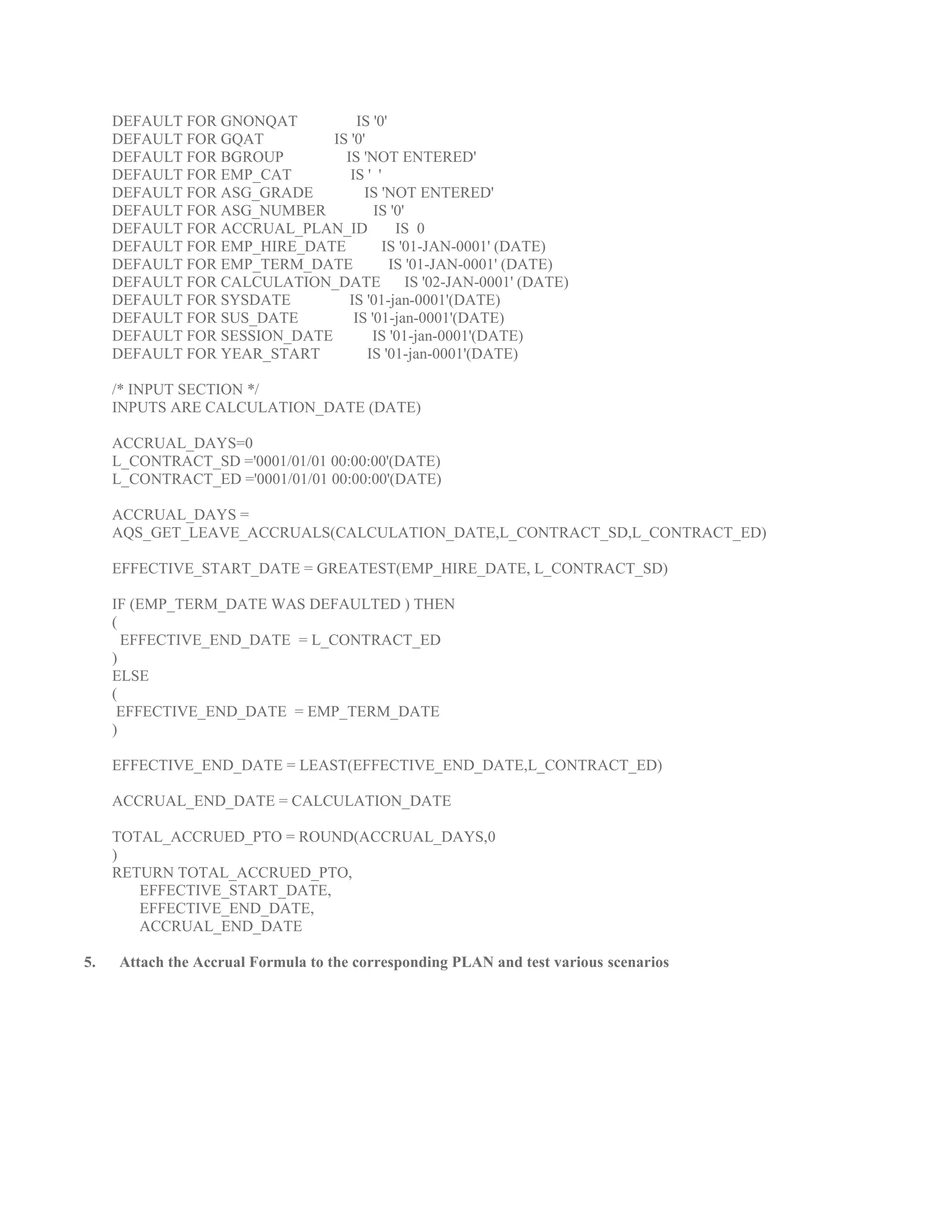 Accrual plan set up in oracle hrms | DOCX