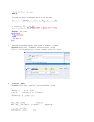 Accrual plan set up in oracle hrms | DOCX