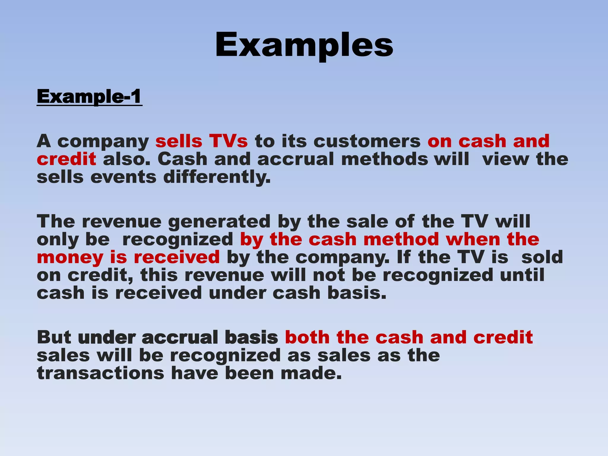 Accrual concept vs matching principle | PPTX