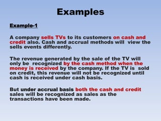 Accrual concept vs matching principle | PPTX