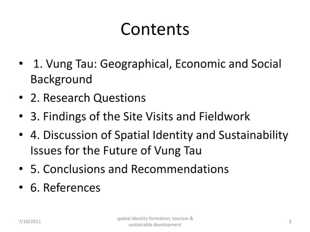 Vung Tau: Spatial Identity Formation, Tourism and Sustainable ...