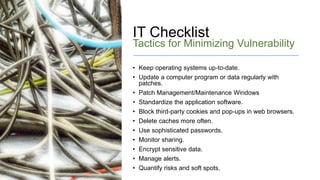 Managing IT Risk and Assessing Vulnerability | PPT