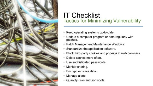 Managing It Risk And Assessing Vulnerability Ppt