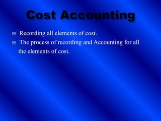 Cost Sheet | PPTX