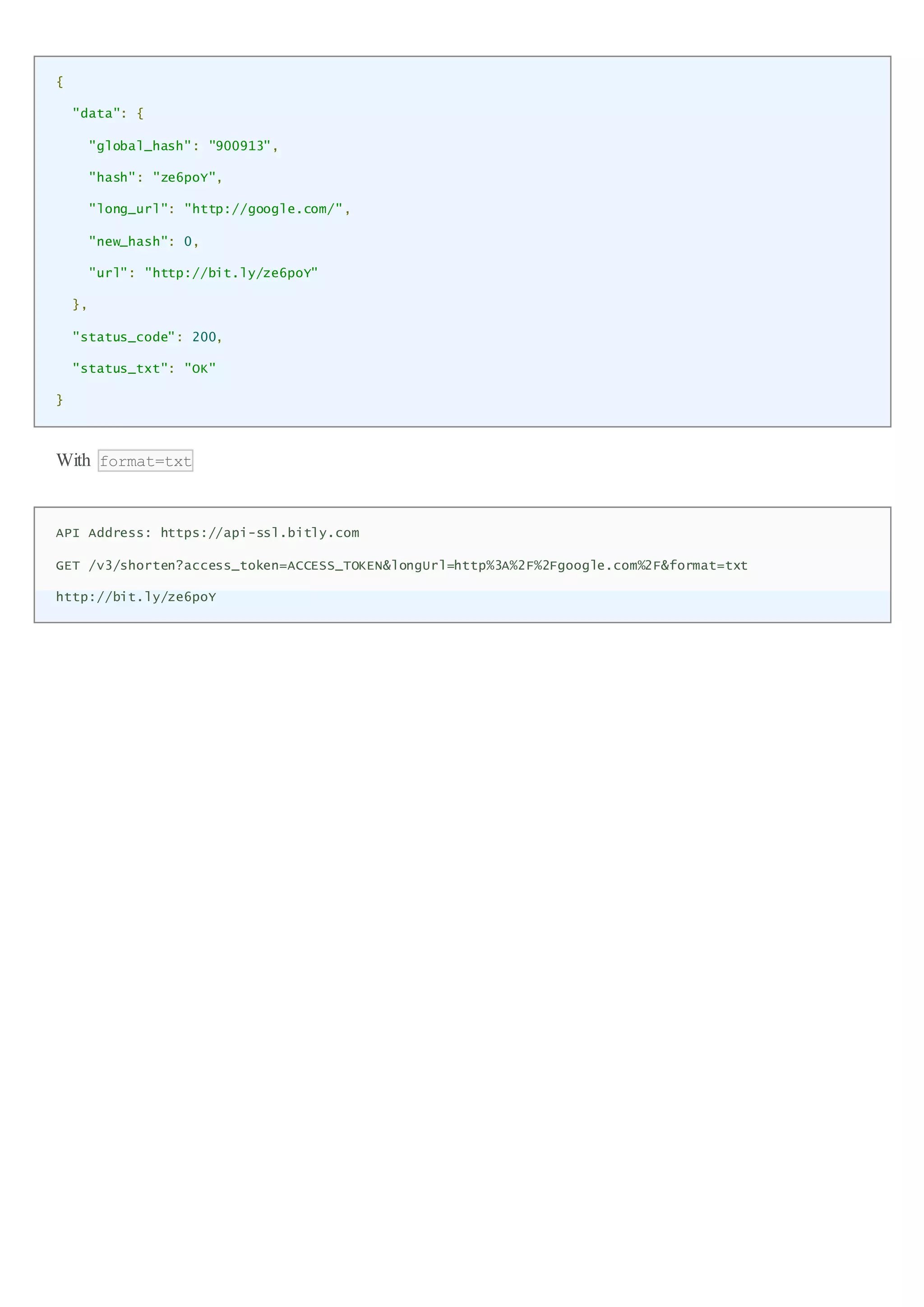 Adobe Campaign Classic Shortening Links with Bitly API | DOCX