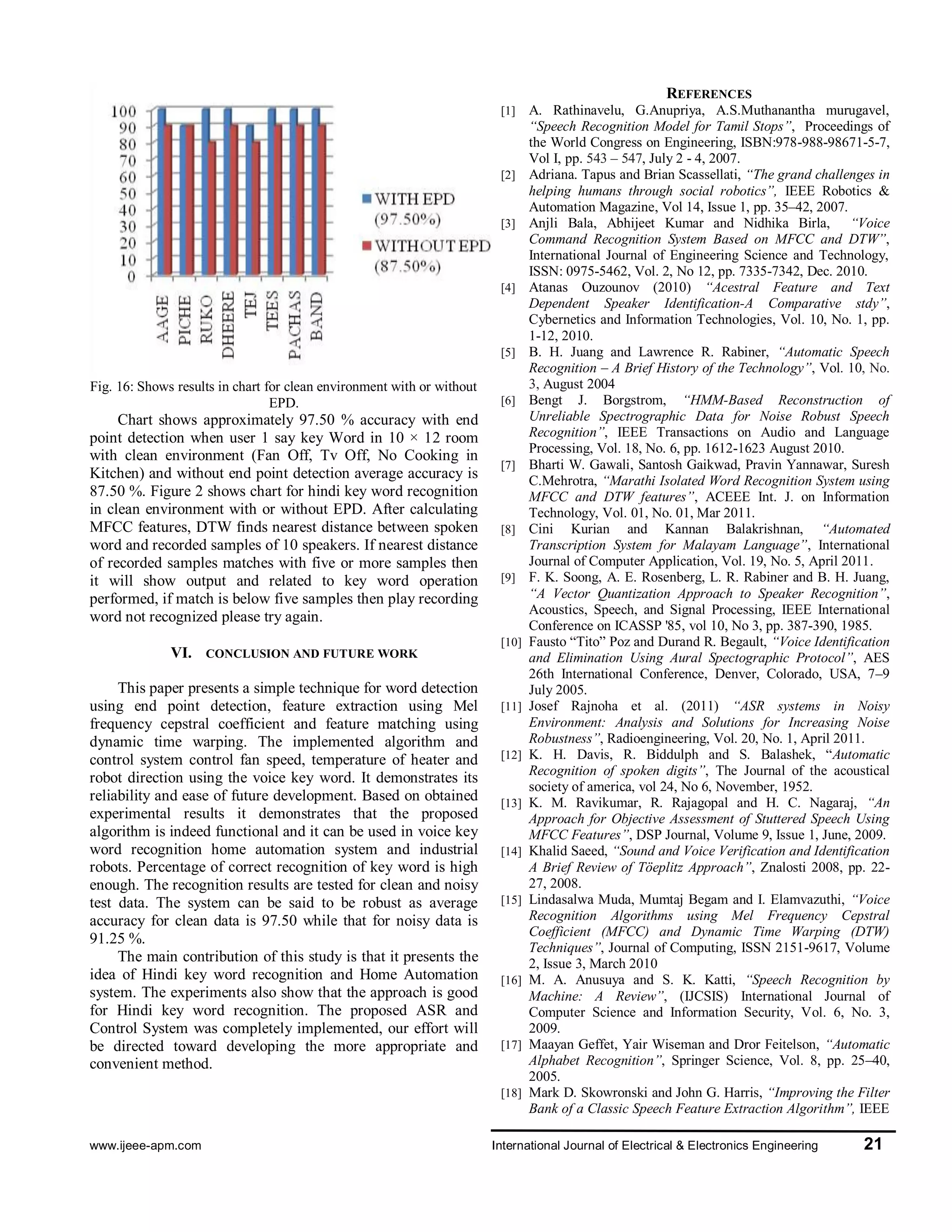 Automatic Control of Instruments Using Efficient Speech Recognition Algorithm | PDF