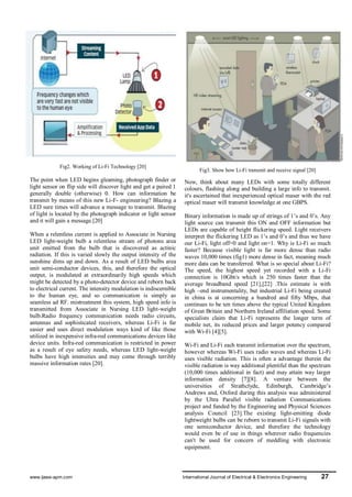 Technical Recapitulation on LI-FI | PDF