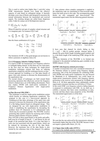 Capsulization of Existing Space Time Techniques | PDF