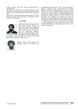 Capsulization of Existing Space Time Techniques | PDF