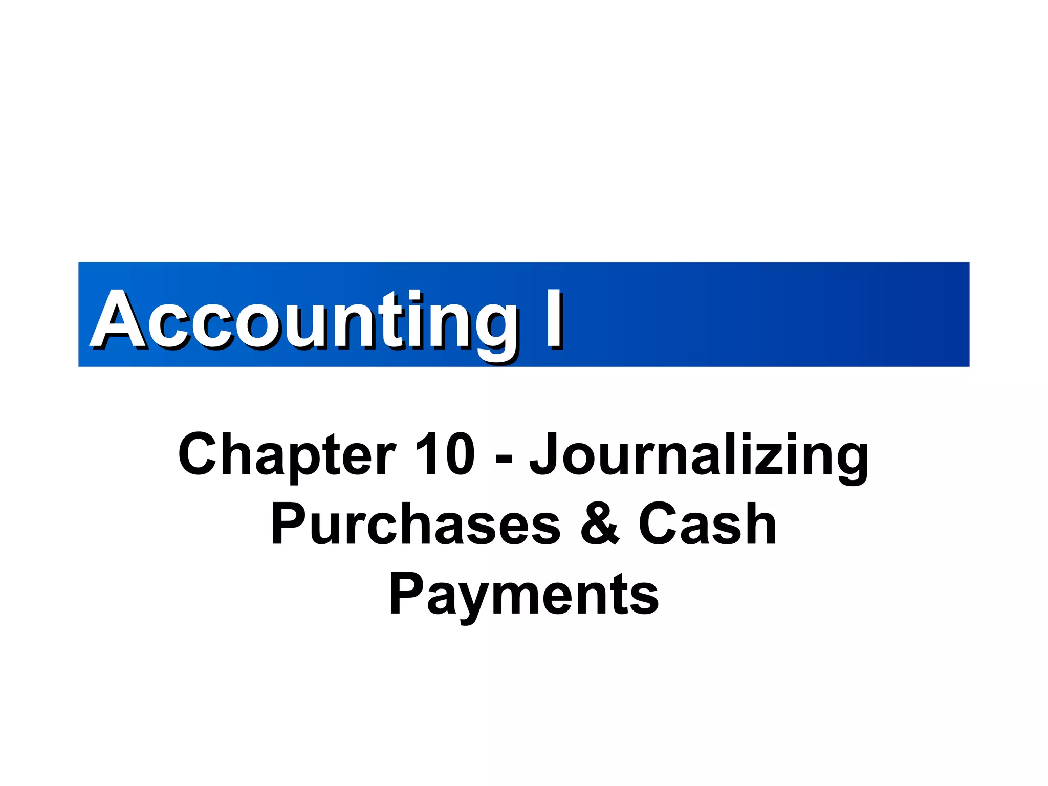 Acct20-Chapter10 | PPT